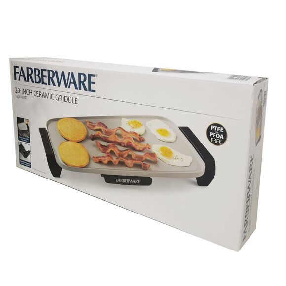 Farberware | Kitchen | Farberware 2 Inch Ceramic Coating Griddle Gray ...